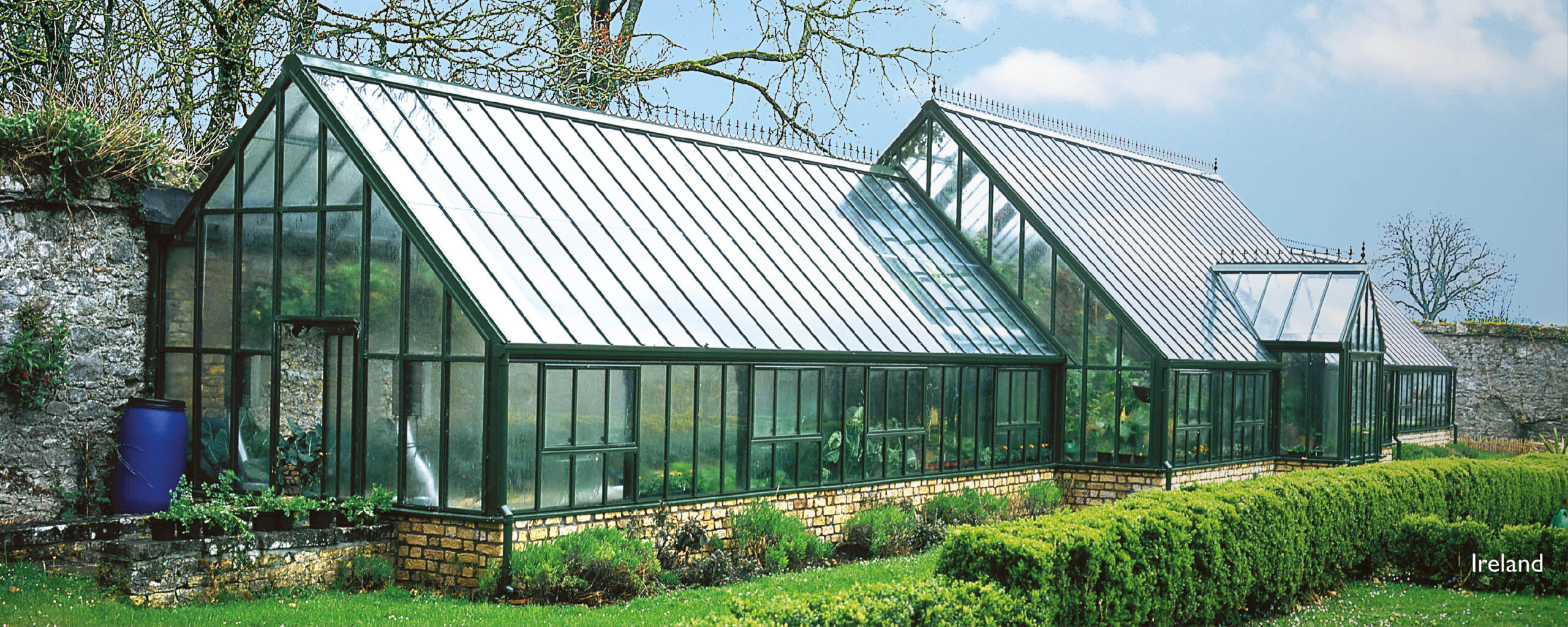 Custom Made Lean to Greenhouse - Hartley Botanic