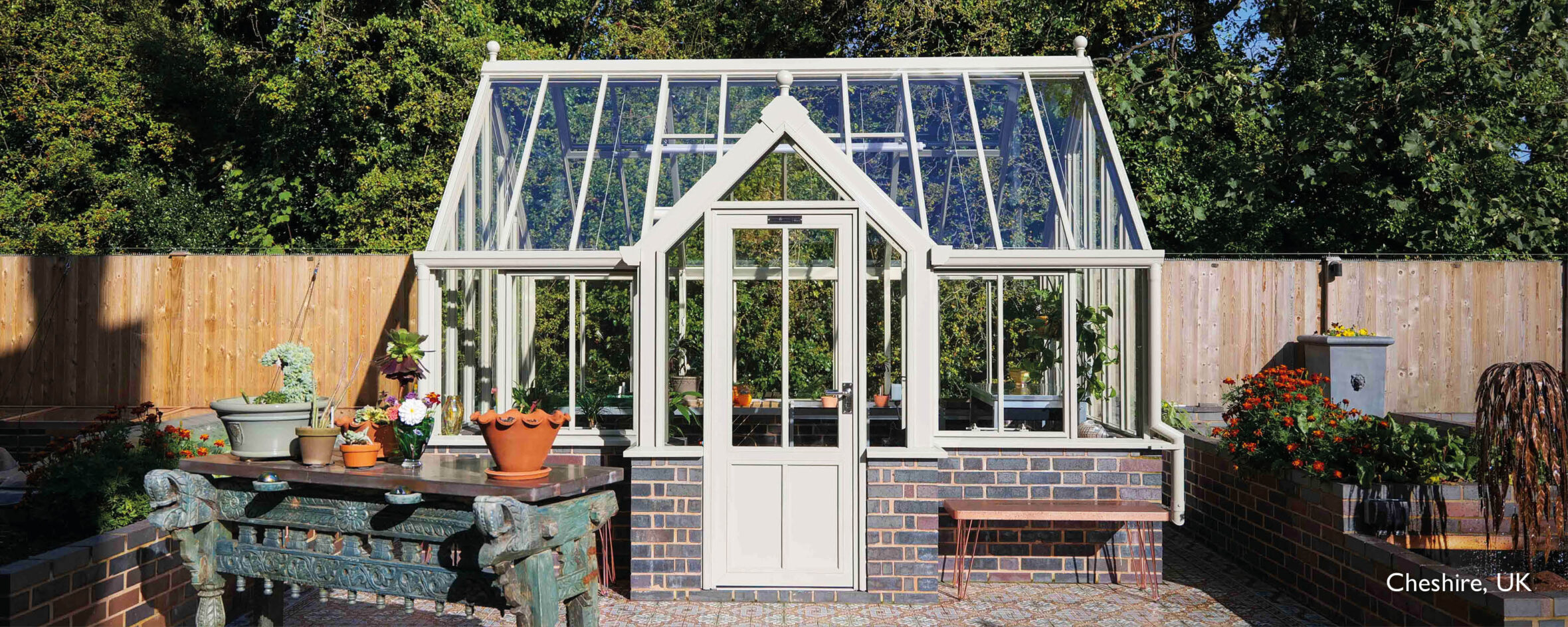 English Victorian Terrace Greenhouses by Hartley Botanic