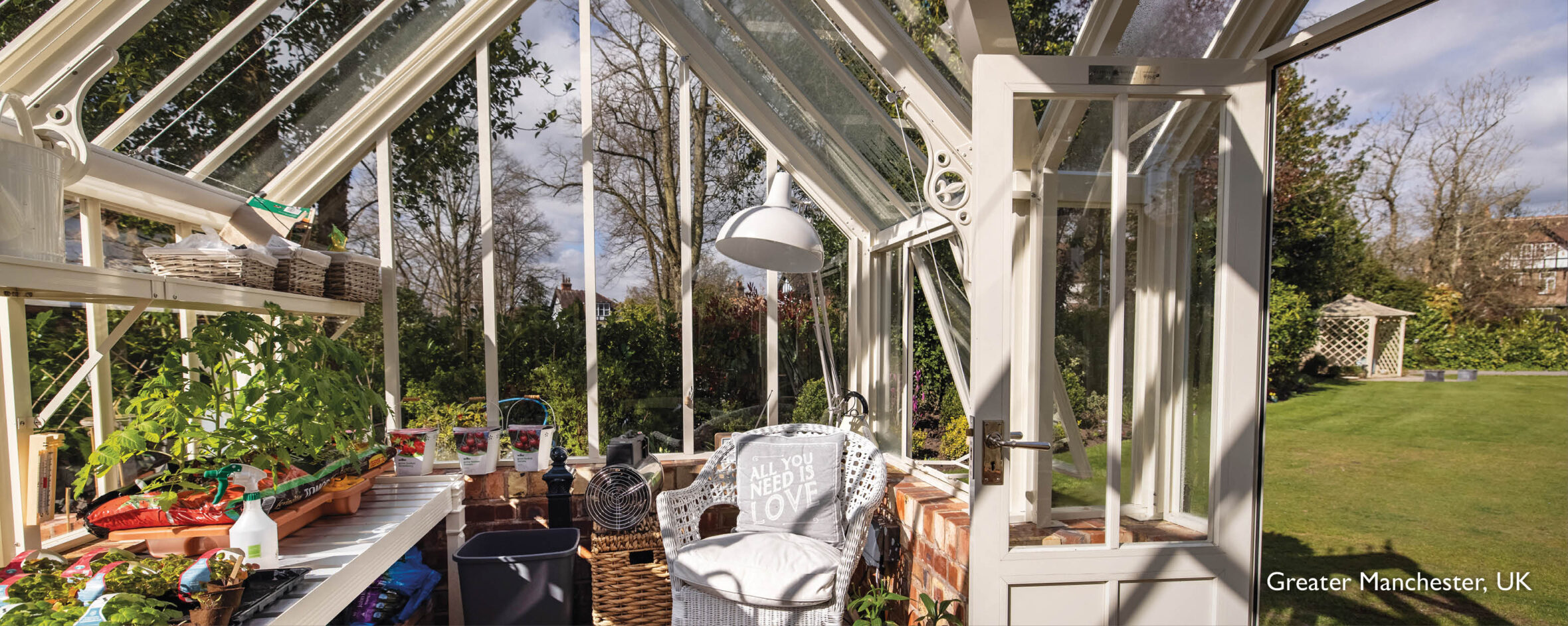 English Victorian Terrace Greenhouses by Hartley Botanic