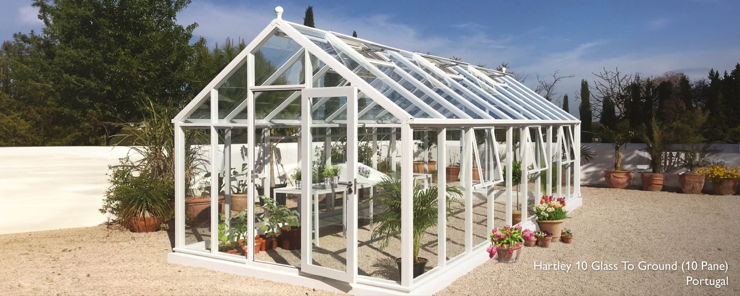 Hartley Glass to Ground Greenhouse - Hartley Botanic