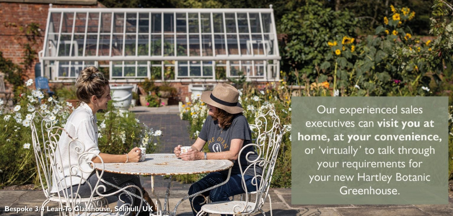 CUSTOMER HOME VISITS & VIRTUAL HOME VISITS - Hartley Botanic